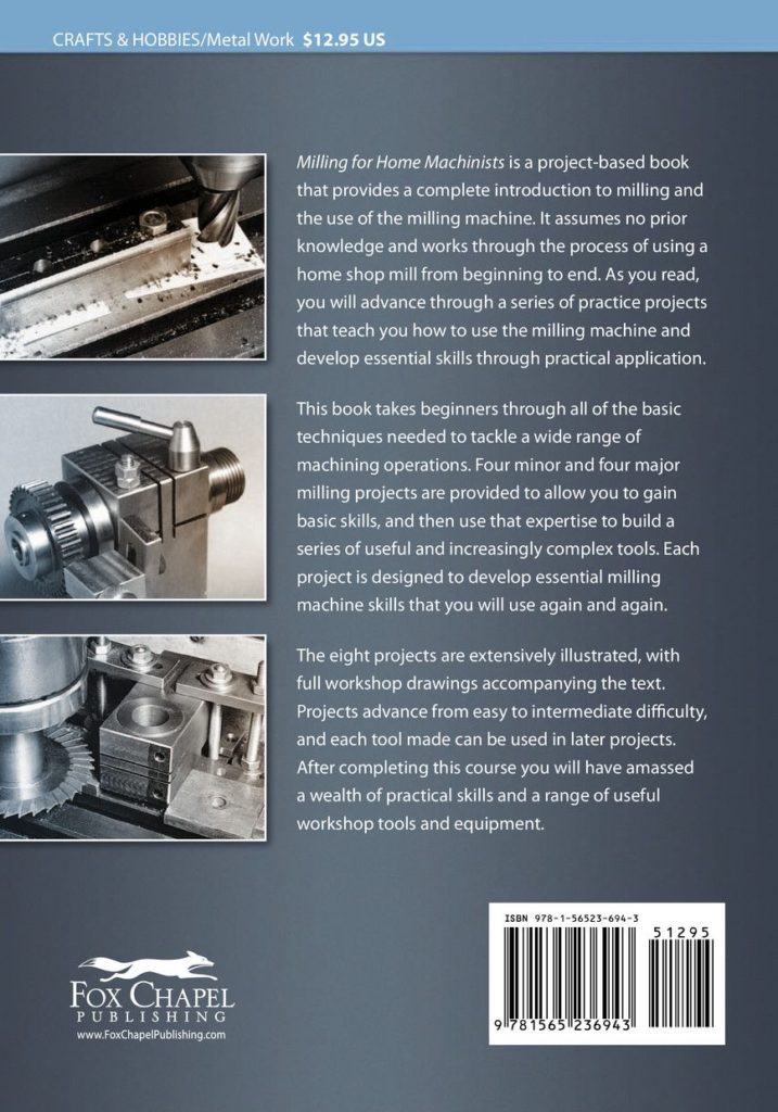 Milling for Home Machinists Book - Ozark Tool Manuals & Books