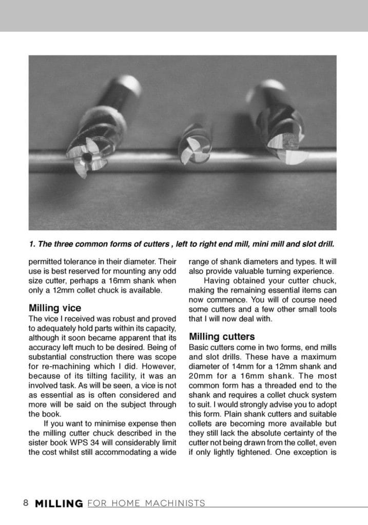 Milling for Home Machinists Book - Ozark Tool Manuals & Books