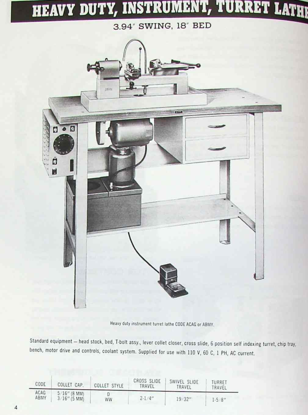 LEVIN Precision Watchmaker Lathes and Drills Catalog - Ozark Tool Manuals & Books