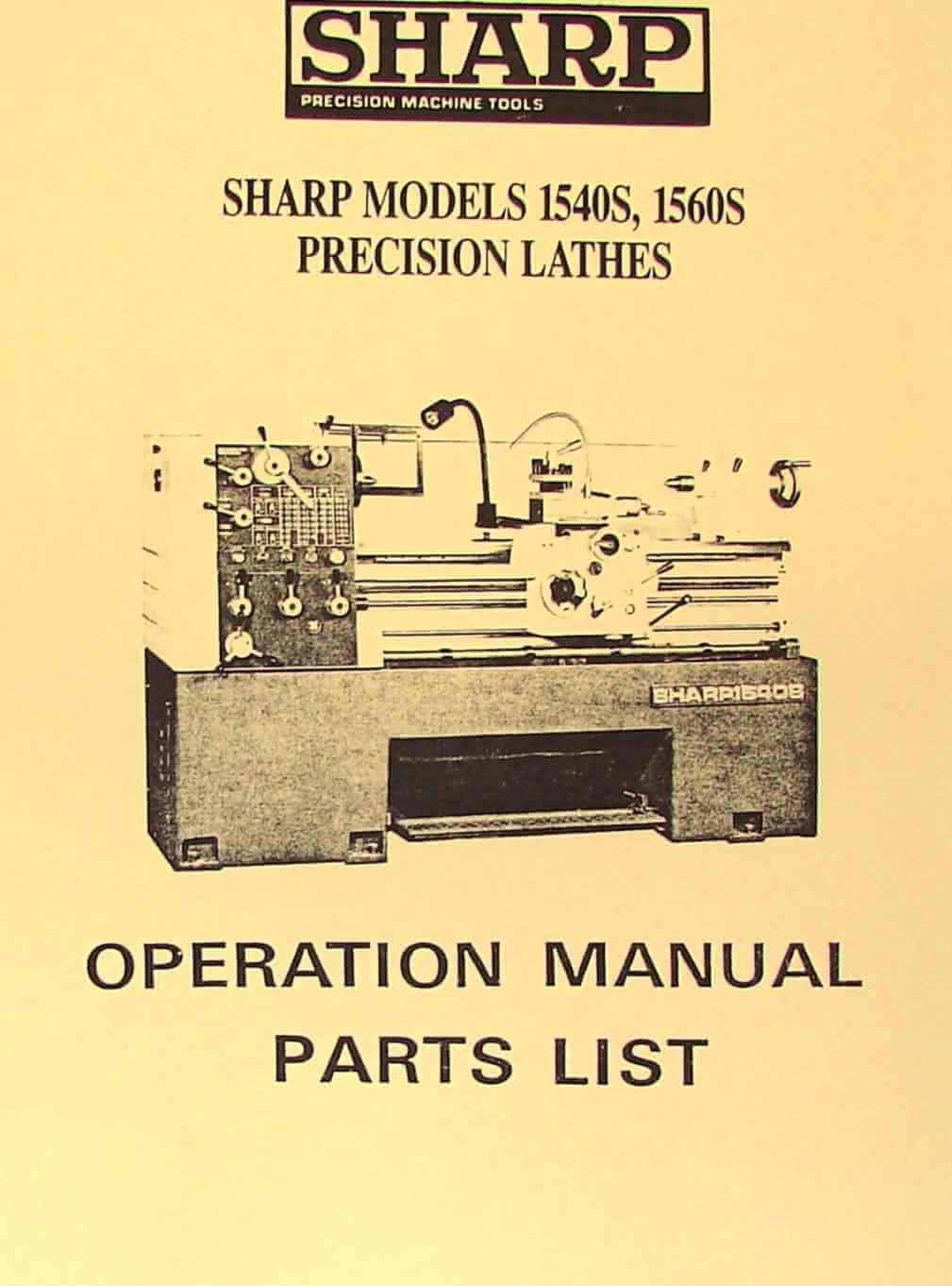 Sharp - Ozark Tool Manuals & Books