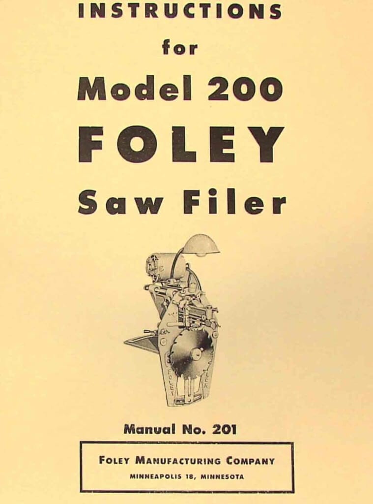 Foley - Ozark Tool Manuals & Books
