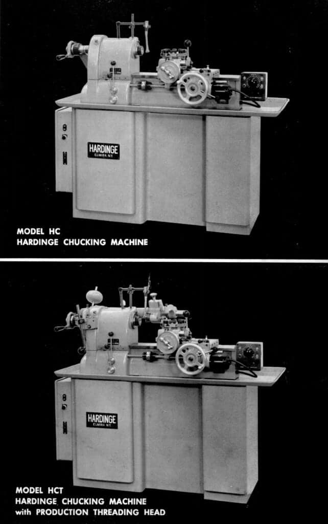 HARDINGE HC, HCT, HCT-CF Chucking Machine Metal Lathes Owner Operator ...