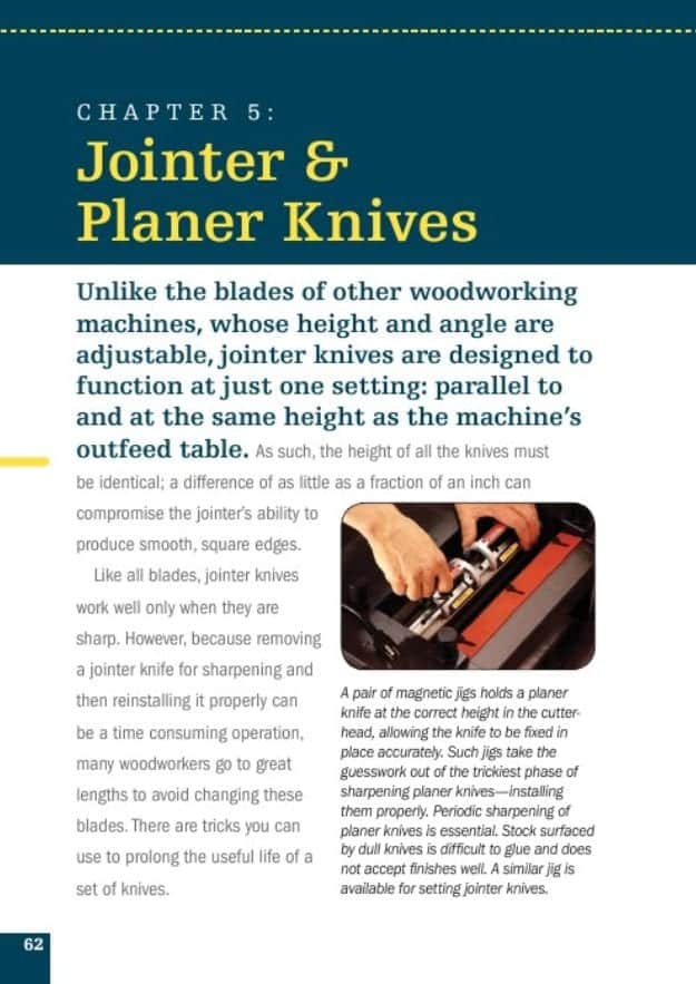 How to Tune-Up, Set-Up, and Use a Jointer & Wood Planer- The Missing Shop Manual - Ozark Tool ...