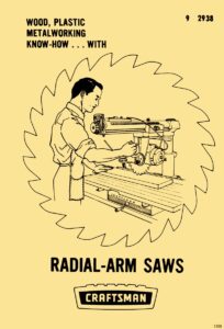 CRAFTSMAN KNOW-HOW Book on Radial Arm Saws Owner's Manual - Ozark Tool ...