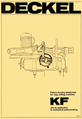 Deckel - Ozark Tool Manuals & Books