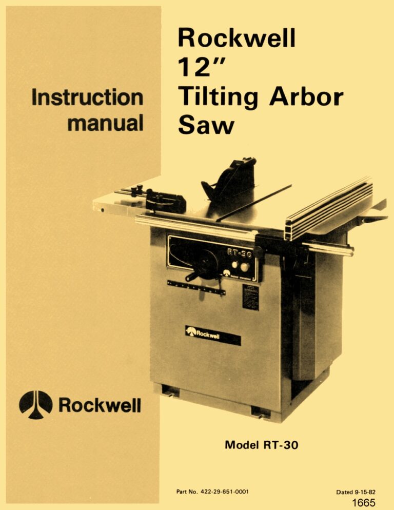 Band Saws Archives - Ozark Tool Manuals & Books