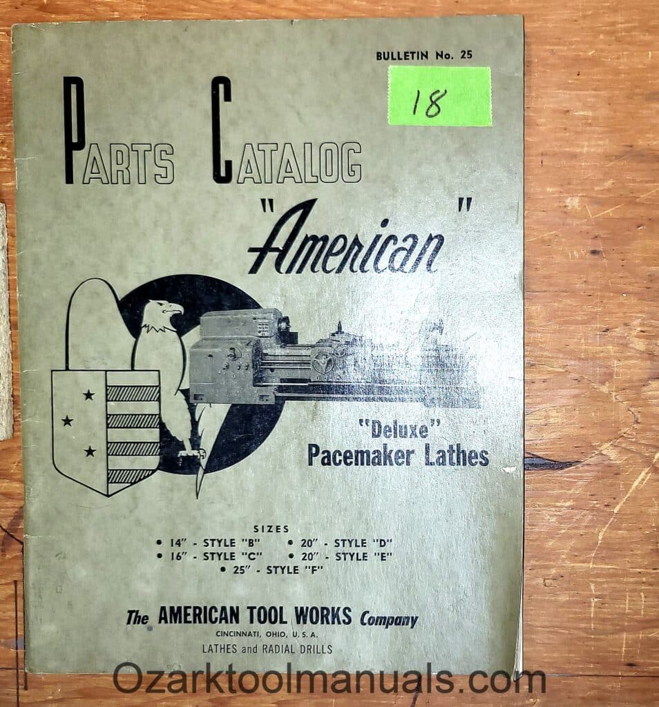 American Tool Works Deluxe Pacemaker Metal Lathe 14
