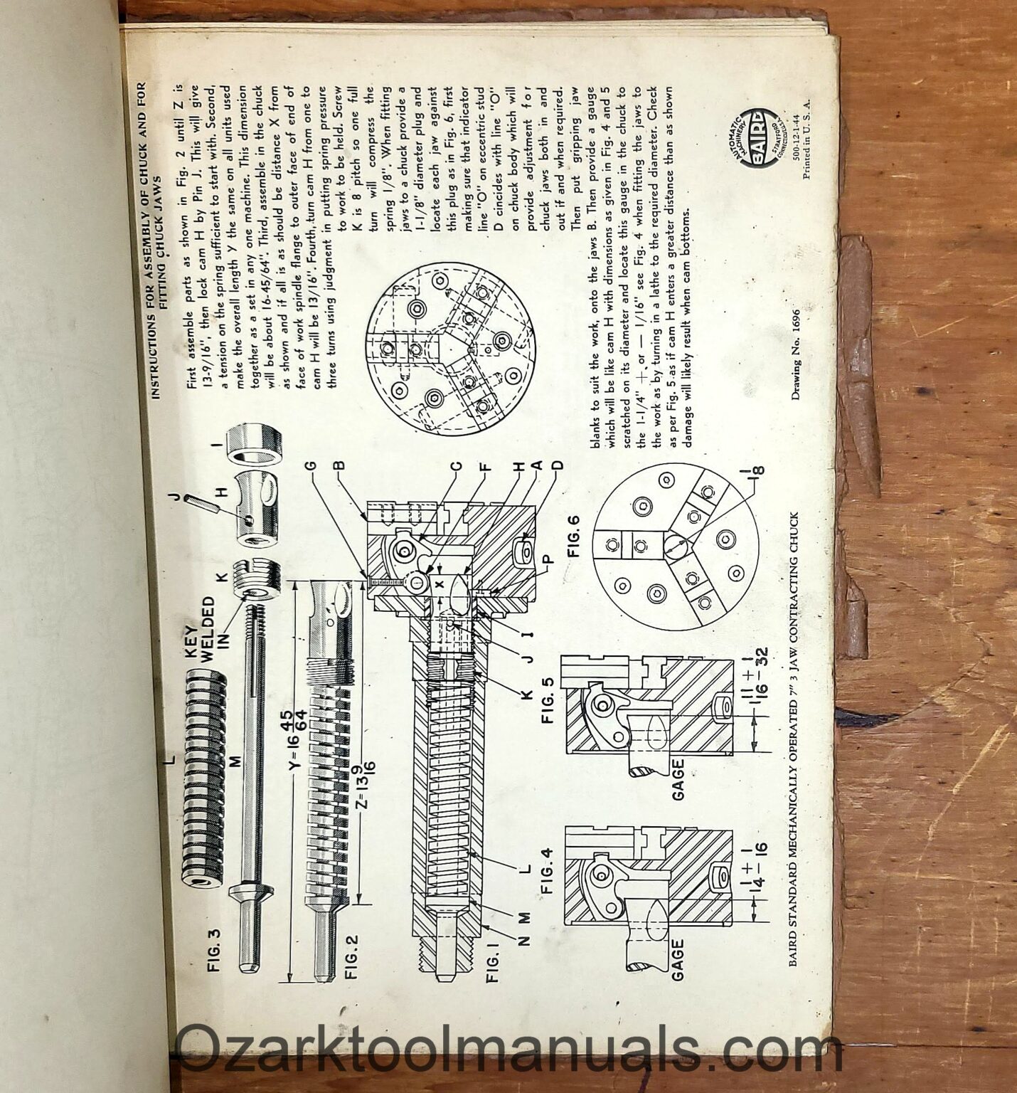 Baird 7" Six Spindle Horizontal Automatic Lathe and Chucking Machine ...