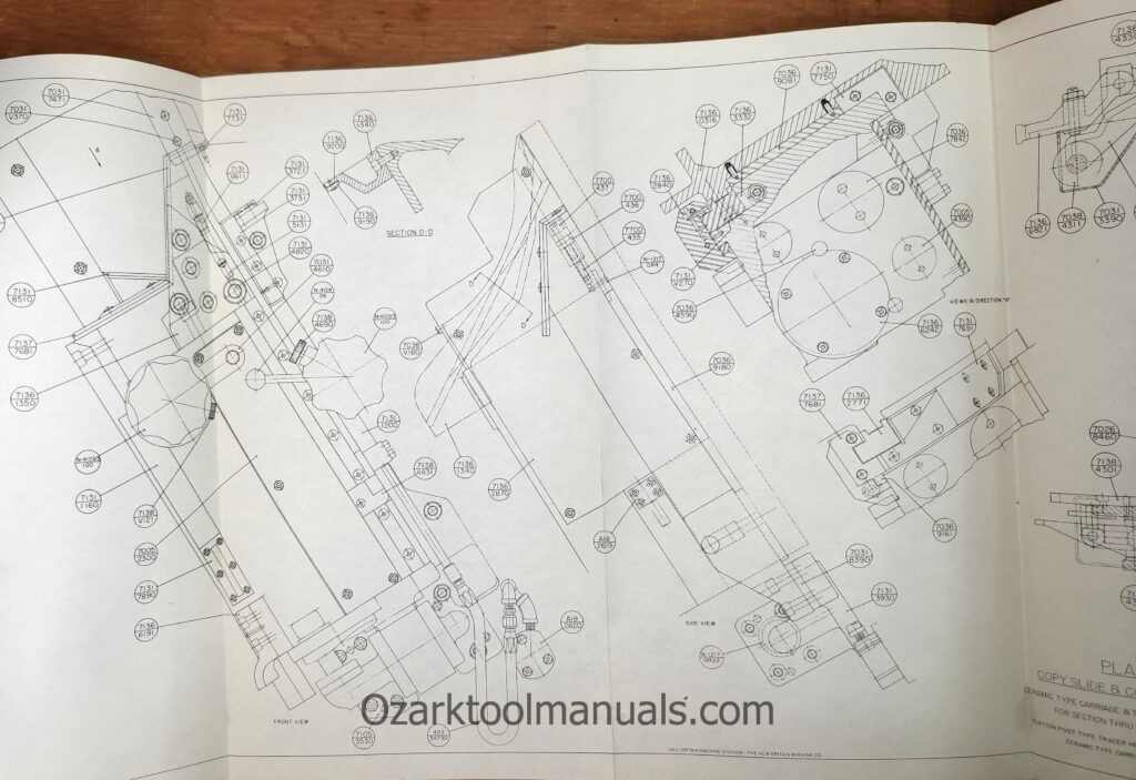New Britain Model 18 Copying Lathe Parts Manual - Ozark Tool Manuals ...