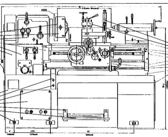 CADILLAC-YAM 500 700 1000 14-inch Metal Lathe Parts Manual - Ozark Tool ...
