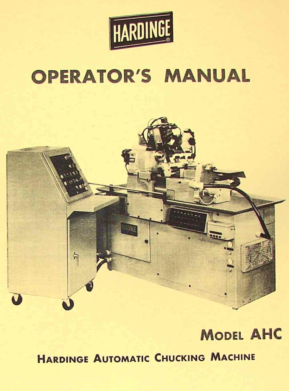AHC Lathe Series - Ozark Tool Manuals & Books
