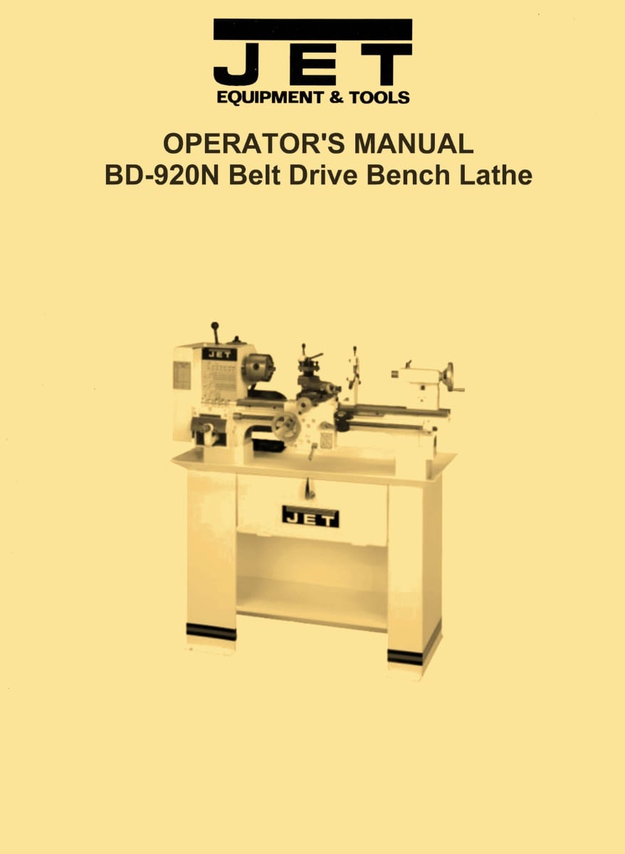 Metal Lathes - Ozark Tool Manuals & Books