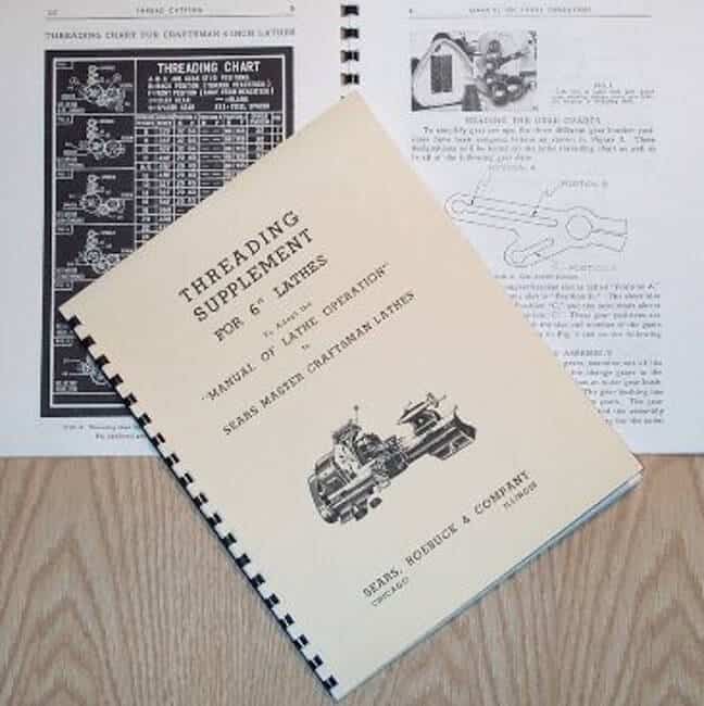 ATLAS-CRAFTSMAN 6" Metal Lathe Threading Operations Manual - Ozark Tool ...