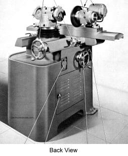 Cincinnati No. 2 Cutter & Tool Grinder Model OM Service & Parts Manual ...