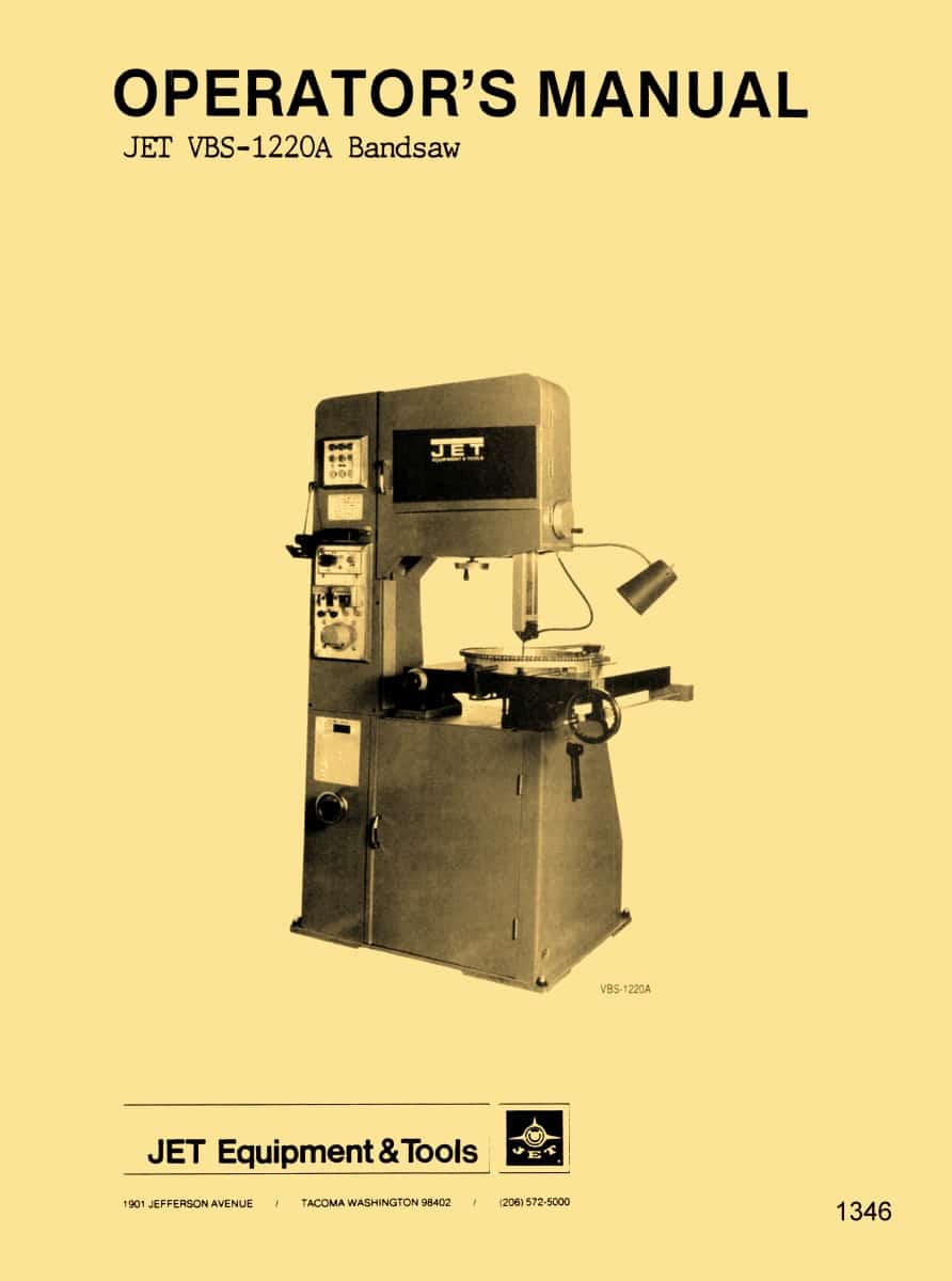 JET Tools-Asian - Ozark Tool Manuals & Books