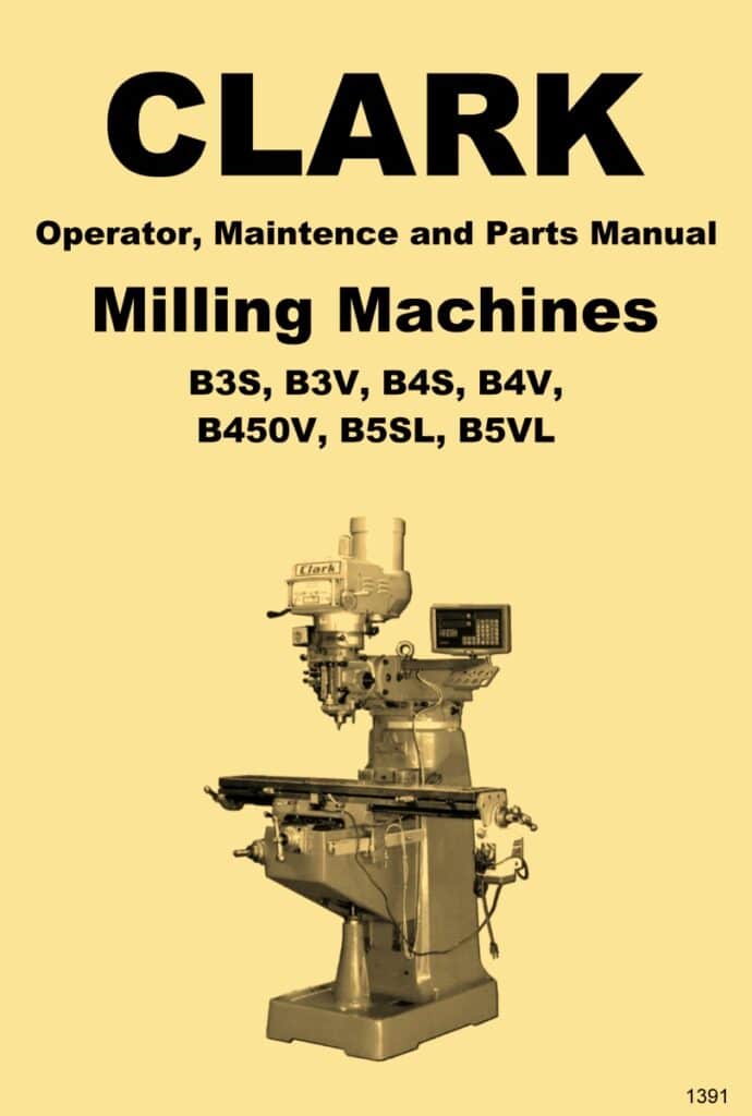 Milling Machines - Ozark Tool Manuals & Books