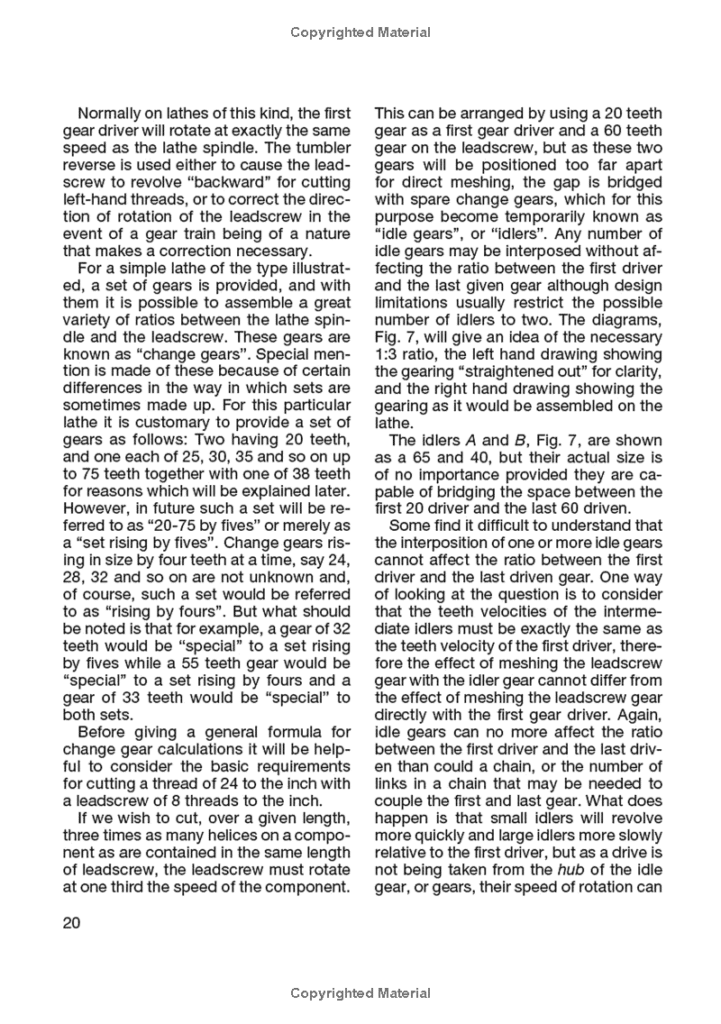 Screwcutting in the Lathe for Home Machinists: Reference Handbook for ...