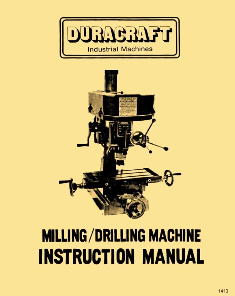 DAR SIN-JET DSR-750S & JRD-750 KR750S Radial Drill Instructions & Parts ...